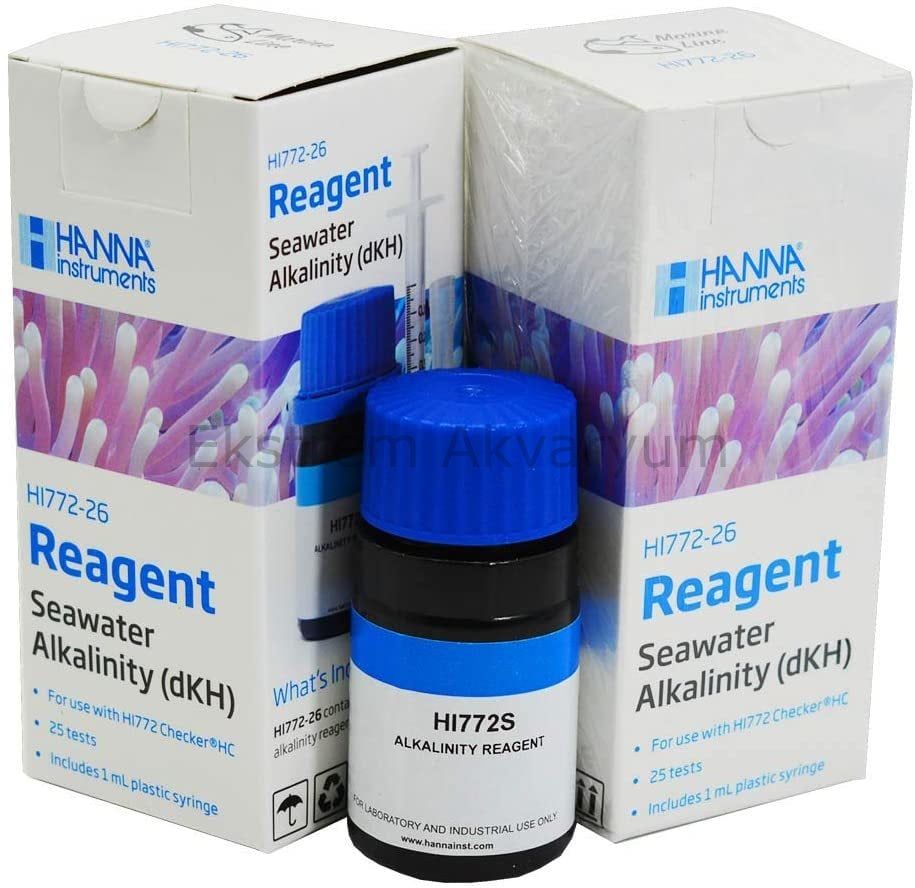 Hanna - HI772-26 Marine Alkalinity Checker Reagent | Reef Akvaryum
